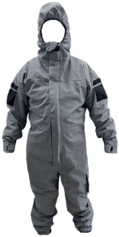 Remploy Grey Swift Responder 3 CBRN Coverall – Preppers Shop UK